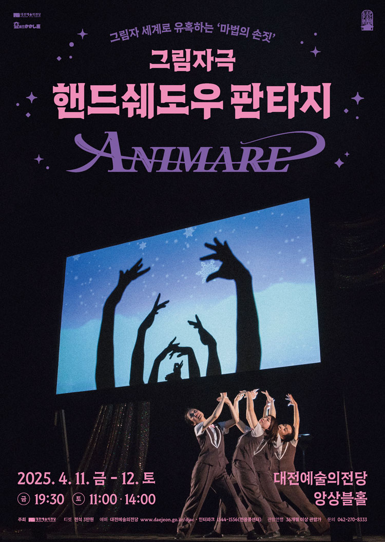 핸드쉐도우 판타지 ANIMARE 대전 최신 공연 정보 - 똑똑정보찾기